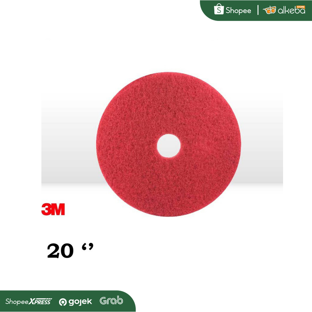 Jual Buffing Pad 3M 20 inch Merah Pad Mesin Polisher Lantai | Shopee ...