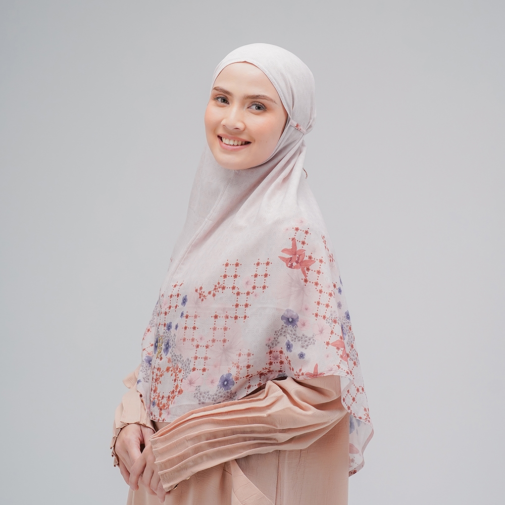 Jual DOA - Baiti Gaenaree Khimar Nude - Jilbab | Shopee Indonesia