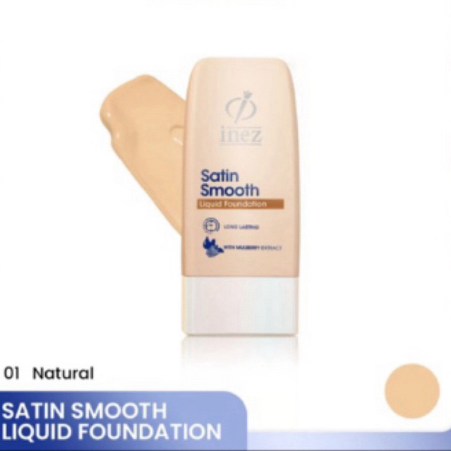 Jual Inez Satin Smooth Liquid Foundation / Alas Bedak Inez | Shopee ...