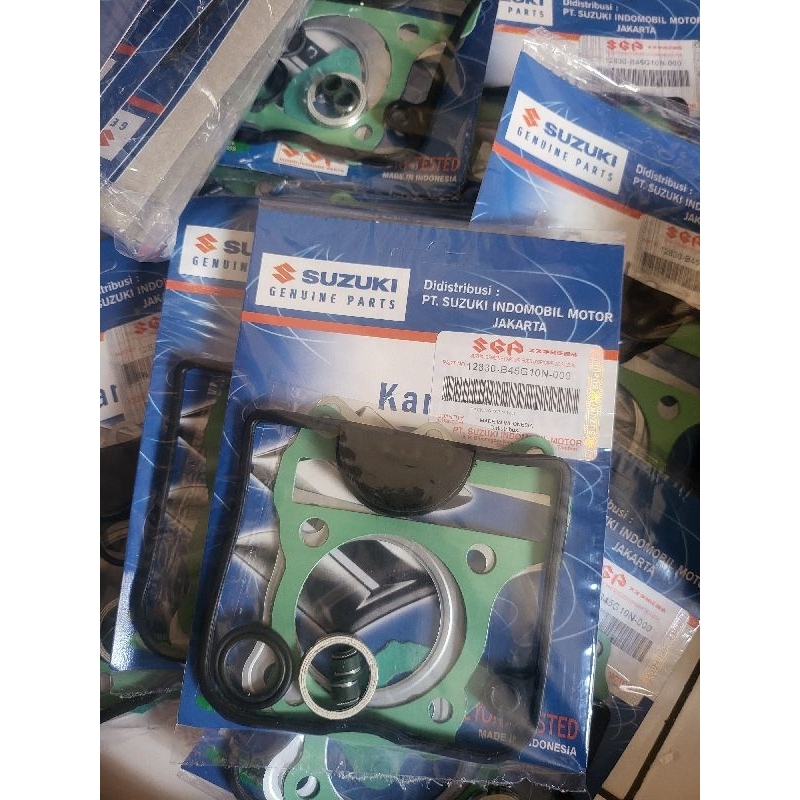 Jual Paking Packing Topset Top Set Suzuki Spin Skyawave Skydrive Uda berikut Seal Sil Klep Spin ...