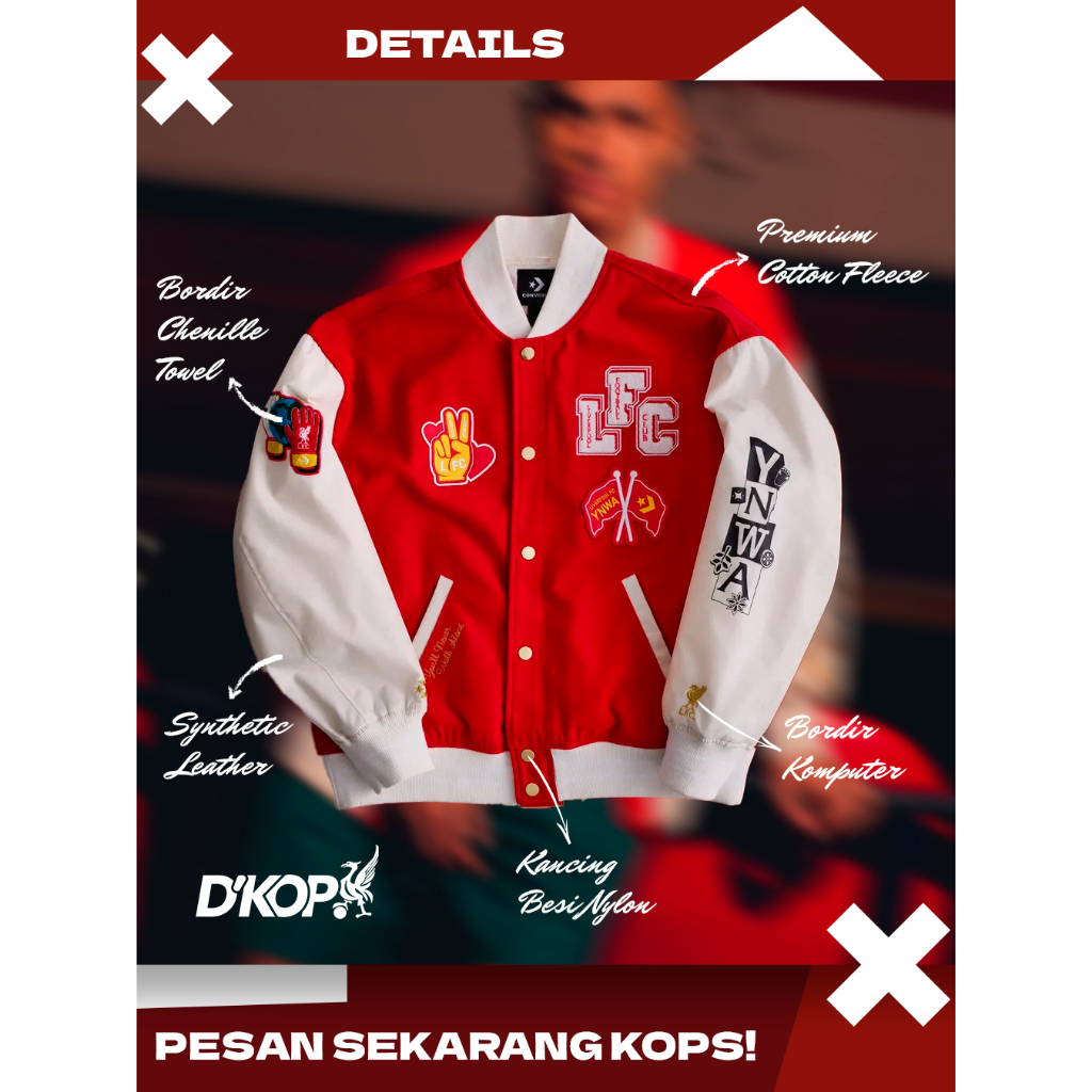 Jual LFC C*NVERSE VARSITY J*CKET | Shopee Indonesia