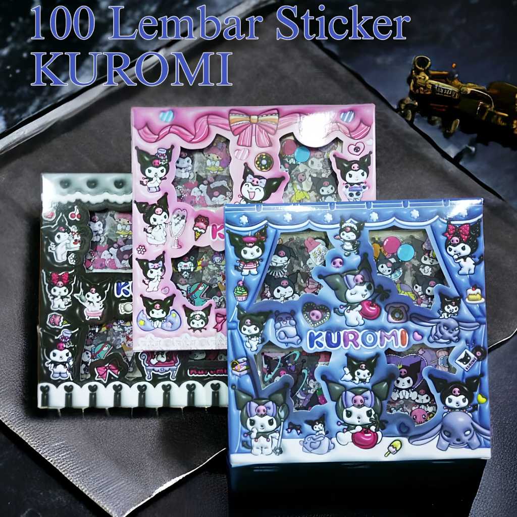 Jual Sticker isi 100 LEMBAR ONEPIECE / KUROMI / CINNAMON / SANRIO ...
