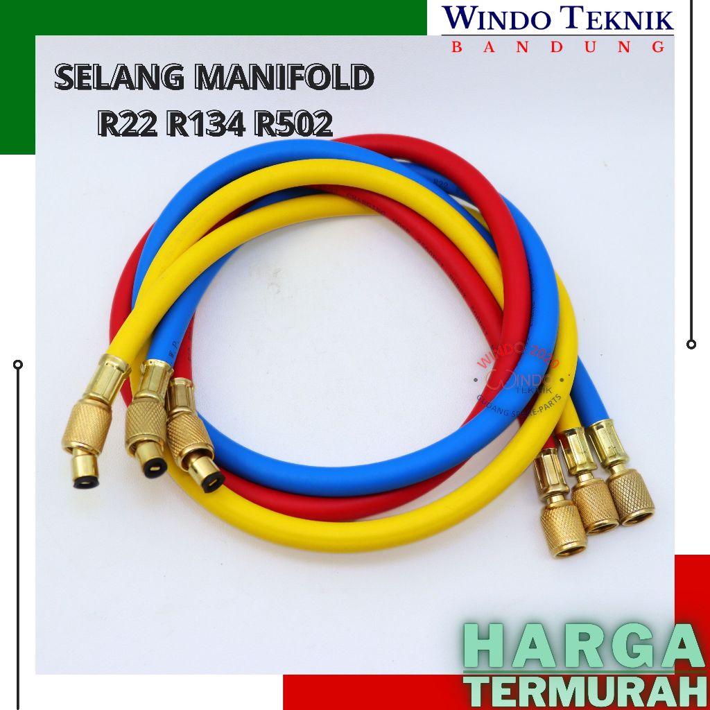Jual SELANG MANIFOLD | SELANG ANALIZER R22, R134, R502 | SELANG ...
