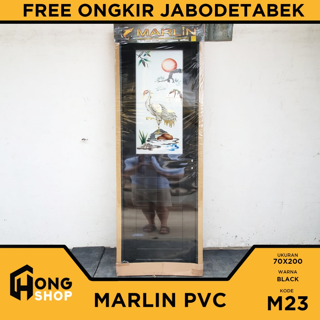 Jual Pintu PVC Tebal MARLIN M2 1/2 Kaca Motif Cermin 70x200 | Shopee ...