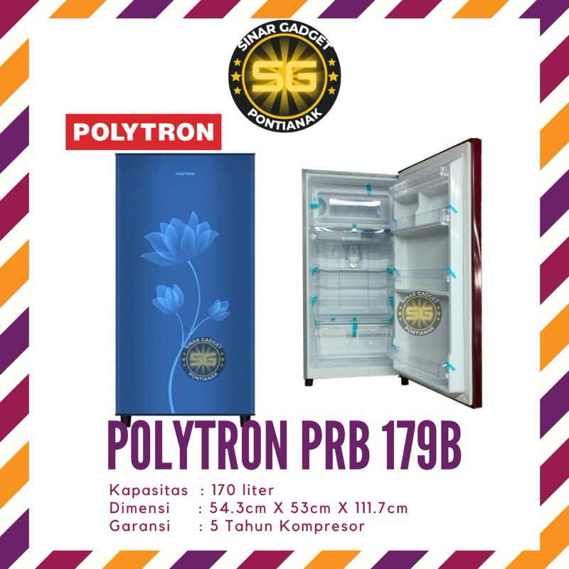 Jual Kulkas Polytron 1 Pintu (Sedang) hemat | Shopee Indonesia