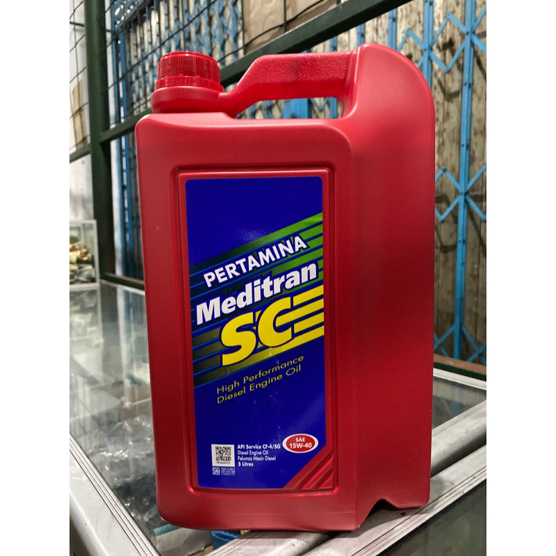 Jual Oli Mesin Meditran SC 5 Liter SAE 15W-40 ORIGINAL PERTAMINA | Shopee Indonesia