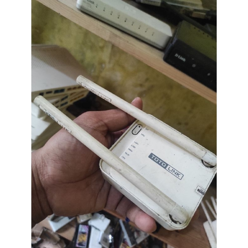 Jual Modem Totolink n200re normal second dan adaptor | Shopee Indonesia