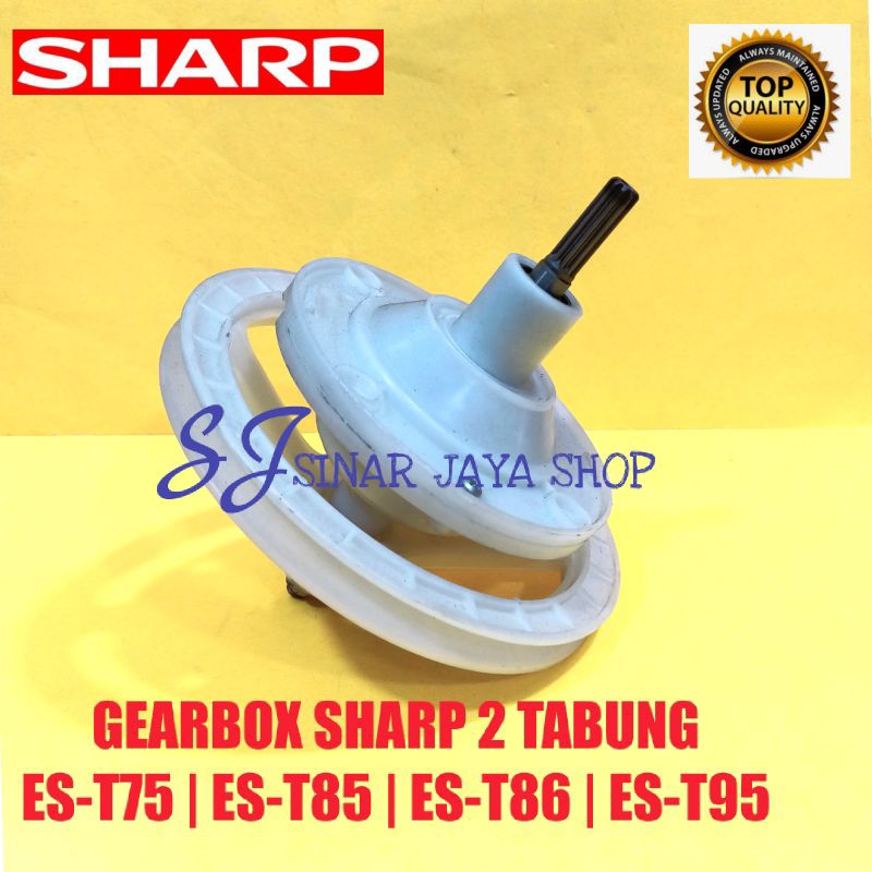 Jual GEARBOX MESIN CUCI SHARP 2 TABUNG ES-T75 | ES-T85 | ES-T86 | ES ...