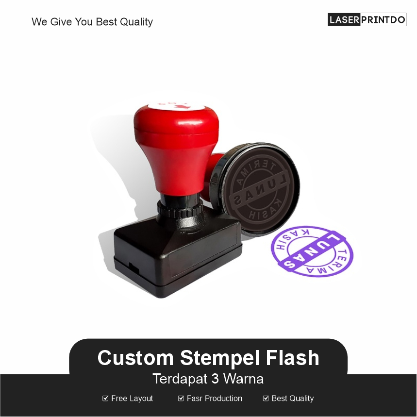 Jual Cetak Stampel Flash Custom Termurah - Stampel | Shopee Indonesia