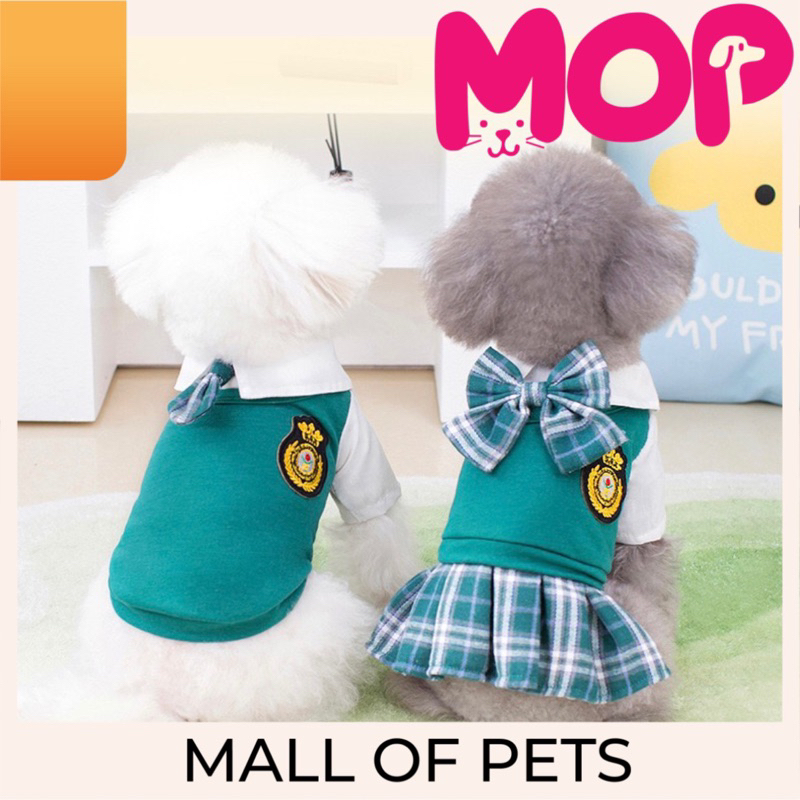 Jual Baju Anjing Kucing Kostum Seragam Sekolah Couple / Dog Cat Uniform | Shopee Indonesia