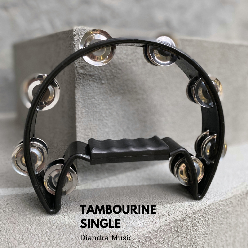Jual Single Half Moon Tambourine - Alat perkusi tamborin single ...