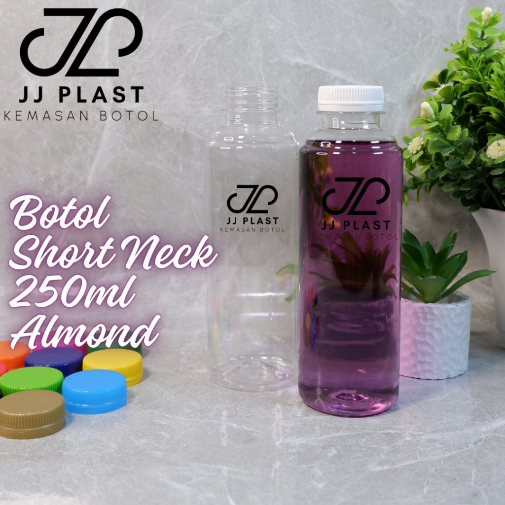 Jual ISI 50 Botol Plastik SN 250ml Almond/Botol 250ml/Botol Plastik ...