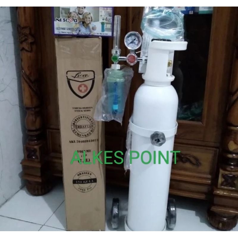 Jual Tabung Oksigen 1m3 fullset tinggal pakai | Shopee Indonesia