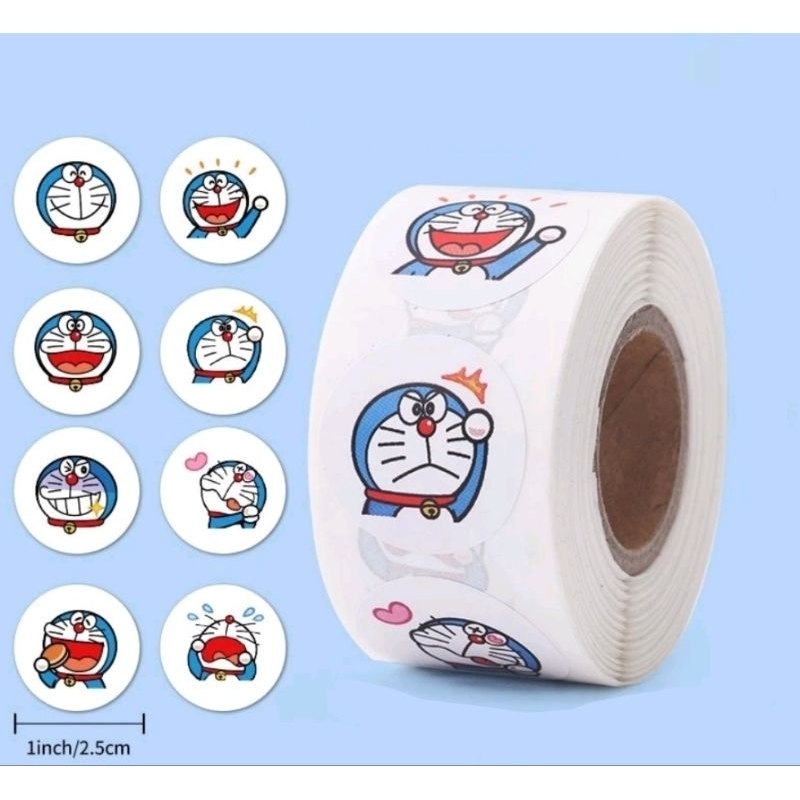 Jual Stiker Doraemon Sticker Animasi Kartun Kucing Biru Anime Disney ...