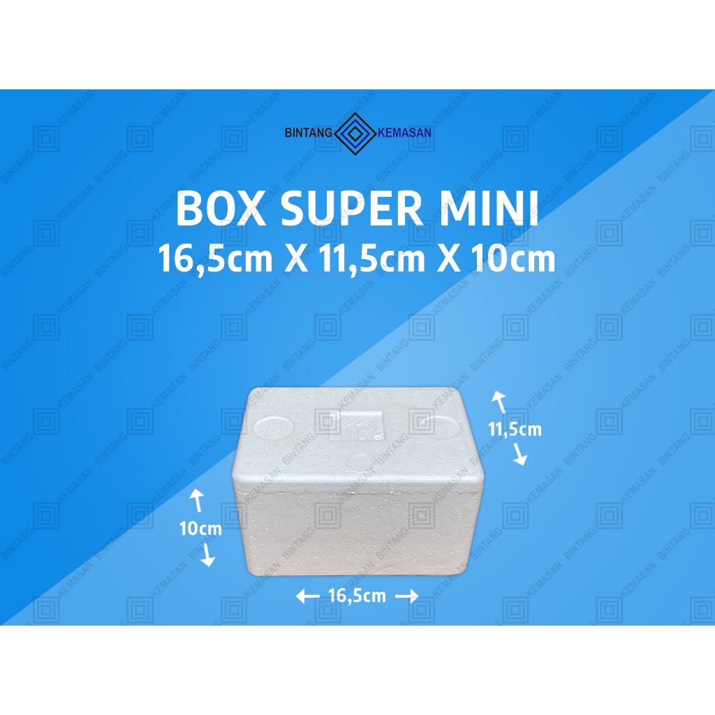 Jual Box Styrofoam Kecil Khusus Grab/Gojek/SPX Box Ikan - Box Daging ...