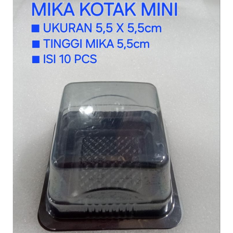 Jual MIKA KOTAK MINI / TRAY KOTAK MINI ISI 10 PCS | Shopee Indonesia