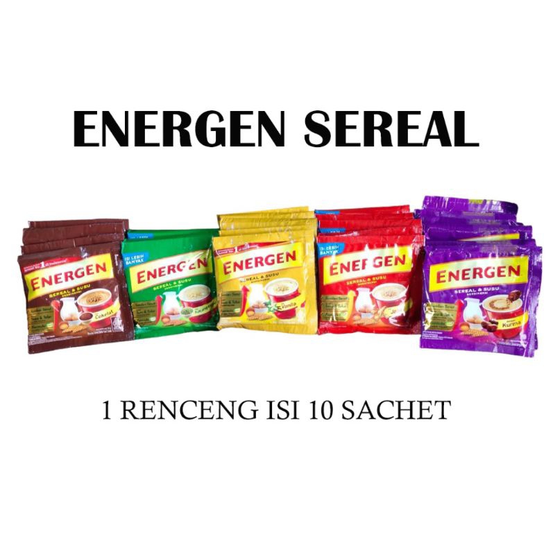 Jual Energen Sereal All Variant isi 5 & 10 Sachet | Shopee Indonesia