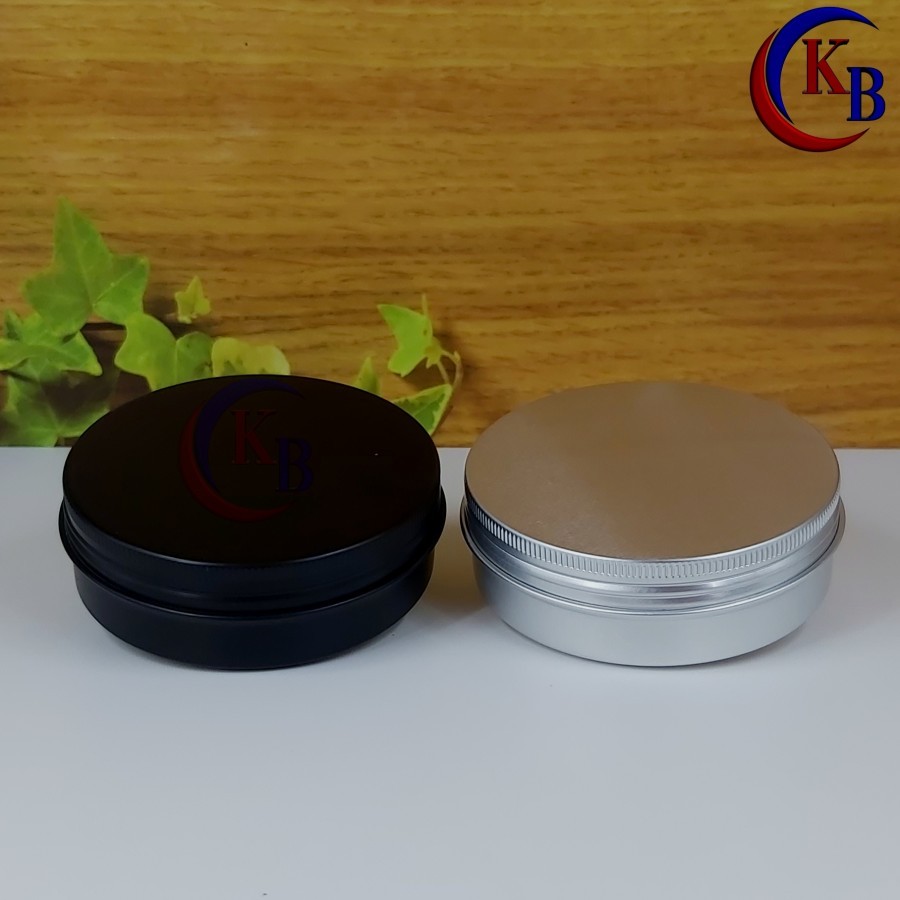 Jual POT JAR ALUMUNIUM 100 GR POMADE / POT KALENG CREAM LULUR 100GR ...