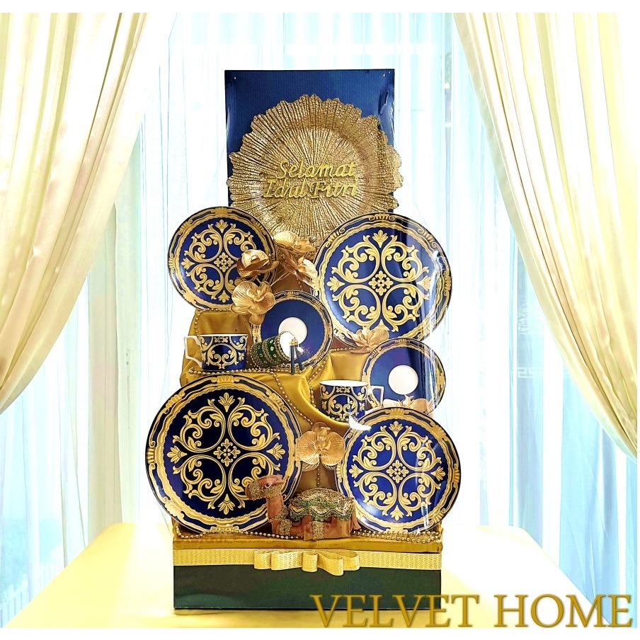 Jual Parcel lebaran mewah piring mug hampers ramadhan eid mubarak gelas ...