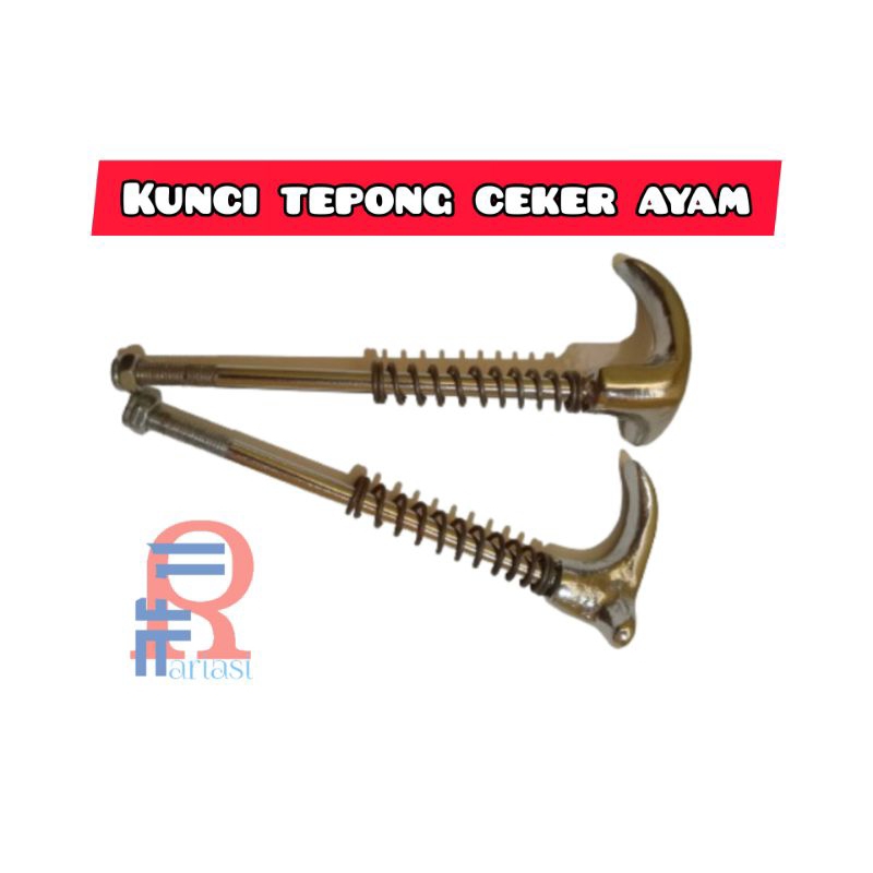 Jual KUNCIAN/KAITAN TEPONG CEKER AYAM VESPA SUPER SPRINT SET KANAN DAN ...