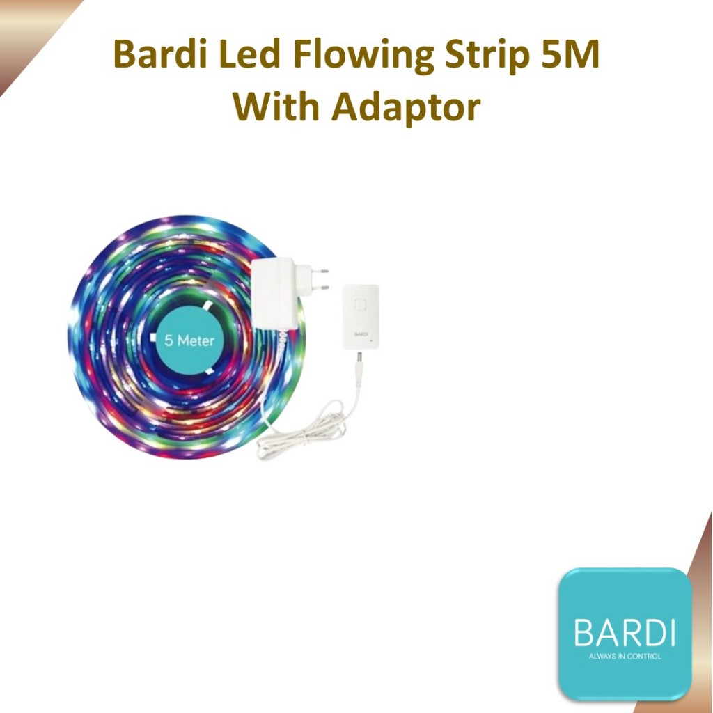 Jual Bardi Led Flowing Strip 5M With Adaptor | Shopee Indonesia