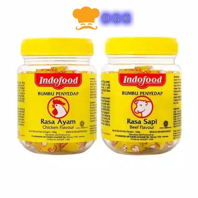 Jual Indofood Kaldu Blok 100g bumbu ayam sapi chicken beef | Shopee ...