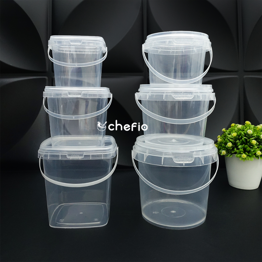 Jual Ember Dessert Minuman Cup Ice Cream Toples Bucket Jar Handle ...