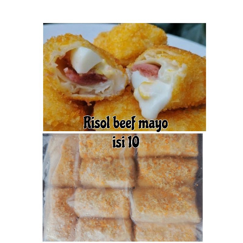 Jual risol beef mayo risoles mayo isi 10 frozen (risol homemade ...