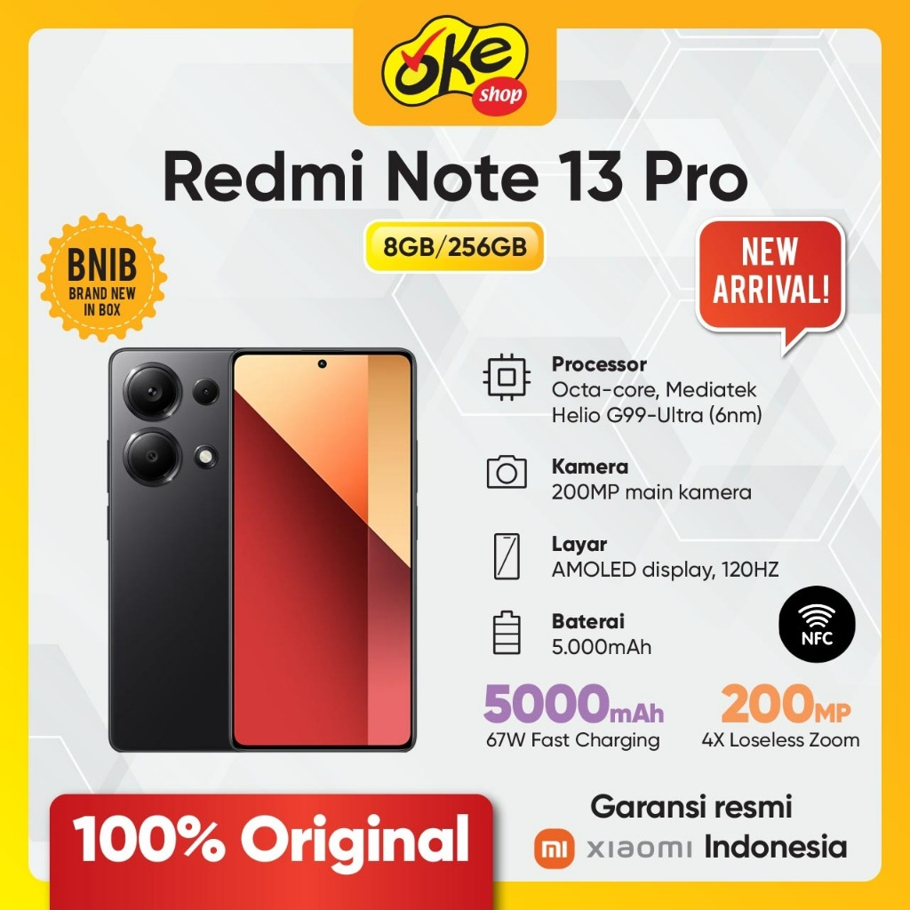 Jual Xiaomi Redmi Note 13 Pro 8/256GB - Garansi Resmi Xiaomi Indonesia ...