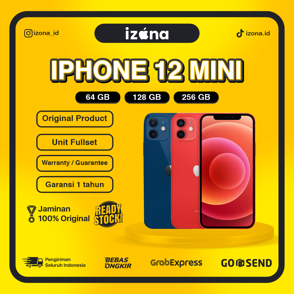 Jual IPHONE 12 MINI 64 256 512GB SECOND INTER IBOX ORIGINAL FULLSET ...