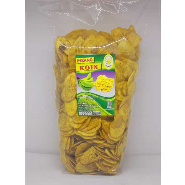 Jual Keripik Pisang Koin Manis Karunia Putra Kemasan 400Gr | Shopee ...