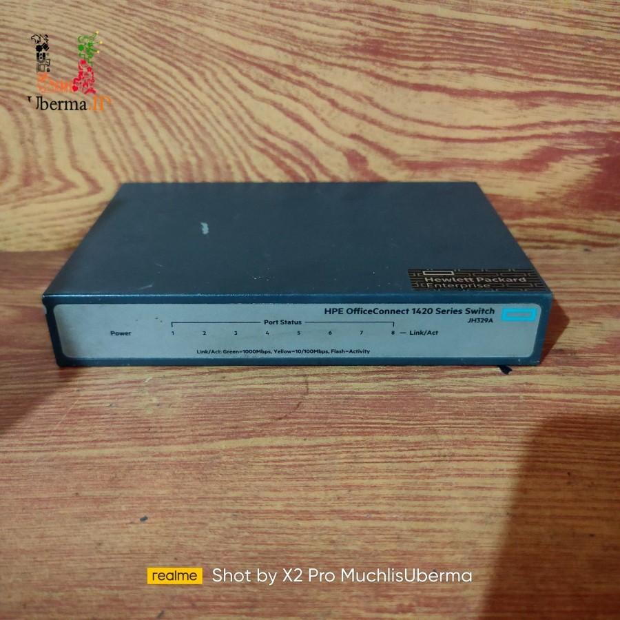 Jual Desktop Switch Hub Hp Jh329A 1420 8G 8-Port Gigabit Switch ...
