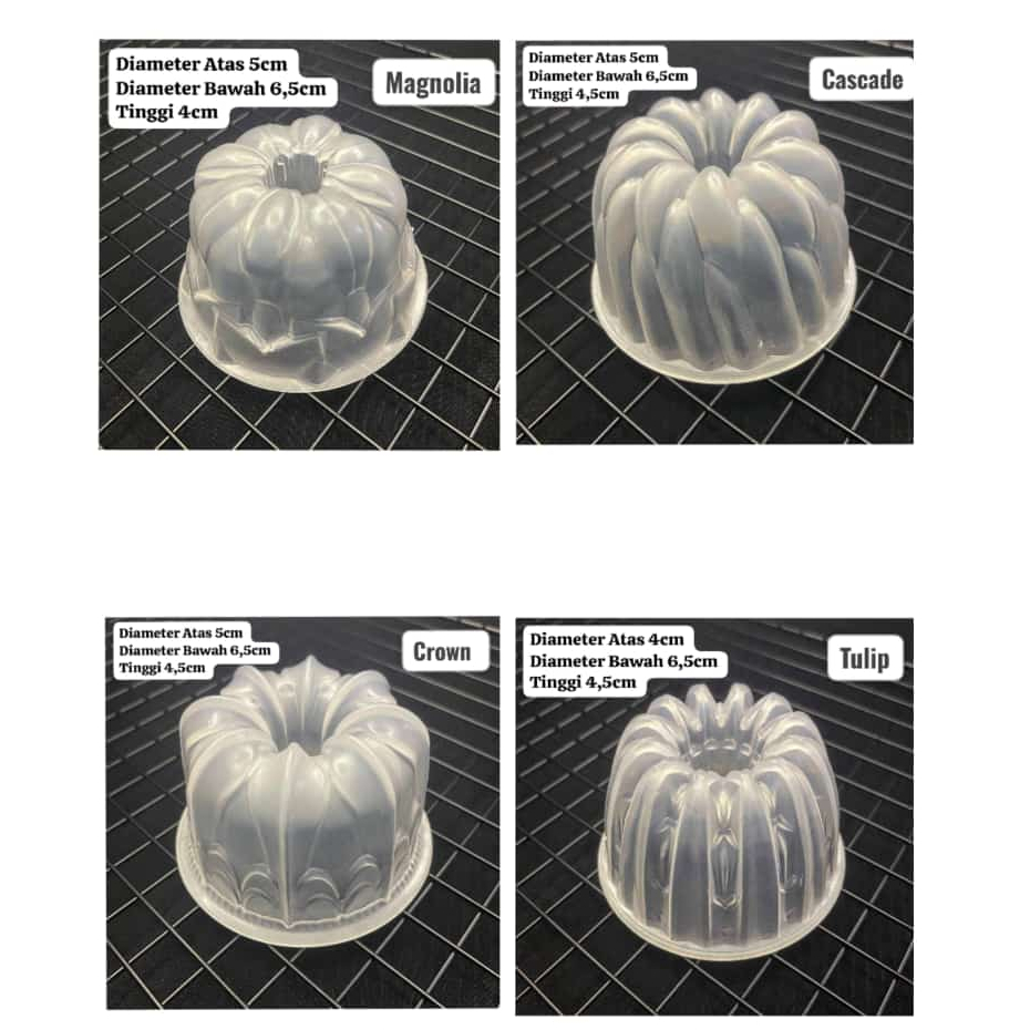 Jual Cetakan Puding Mini 9pcs MIX | Cetakan Kue Kukus Cetakan Jelly ...