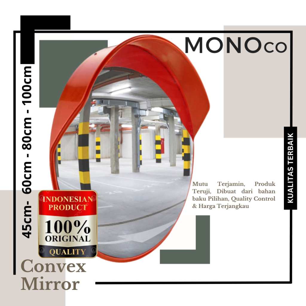 Jual Kaca Cembung Jalan Cermin Cembung Tikungan Traffic Safety Mirror ...