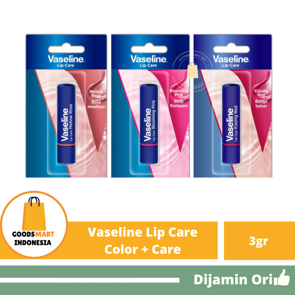 Jual Vaseline Lip Care color+care 3g | Shopee Indonesia