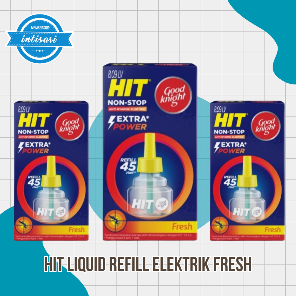 Jual HIT Liquid Refill Elektrik Fresh 30 hari/Isi Ulang Cair Obat Nyamuk ( PCS ) | Shopee Indonesia