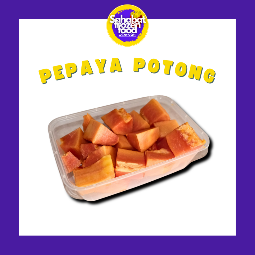 Jual Pepaya Potong 1 Box / Pepaya Potong Manis Segar | Shopee Indonesia