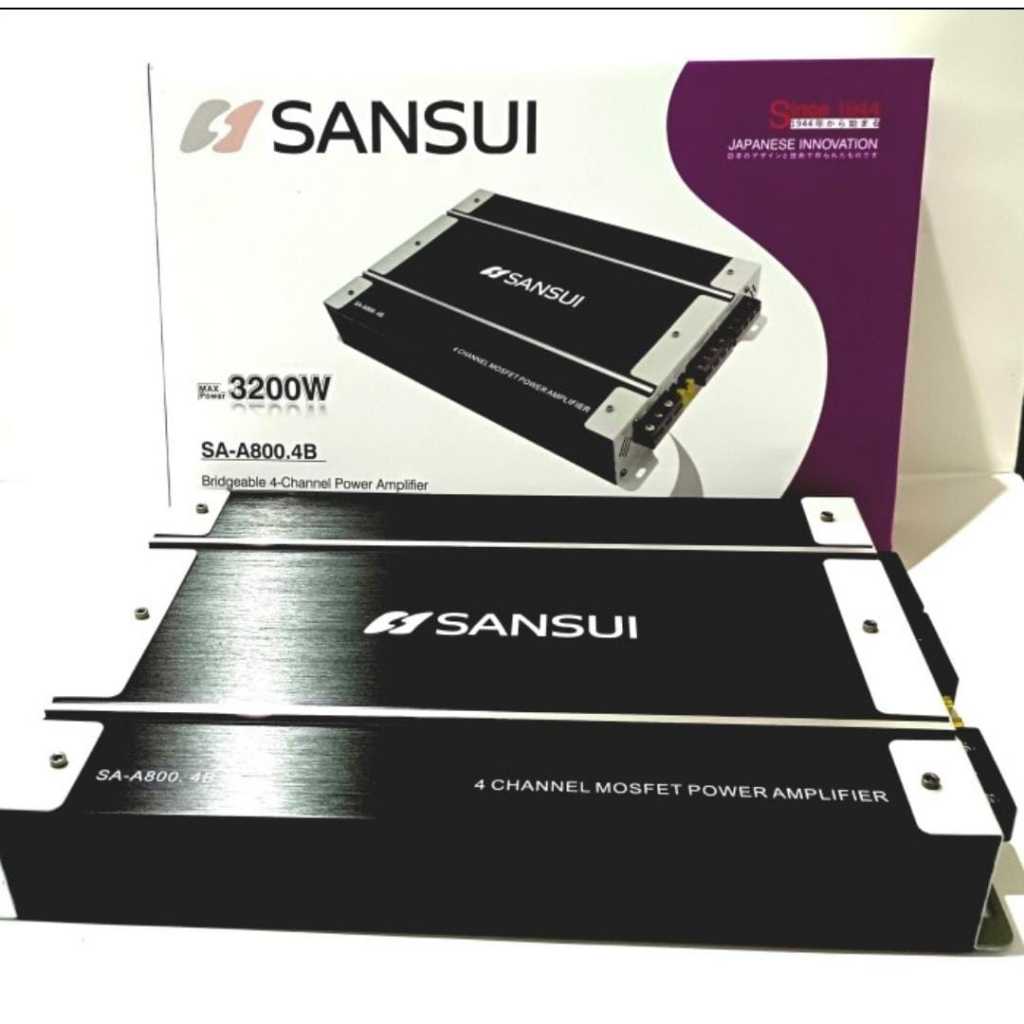 Jual Power Sansui 4 CH - Power Amplifier SANSUI 4 Channel | Shopee ...