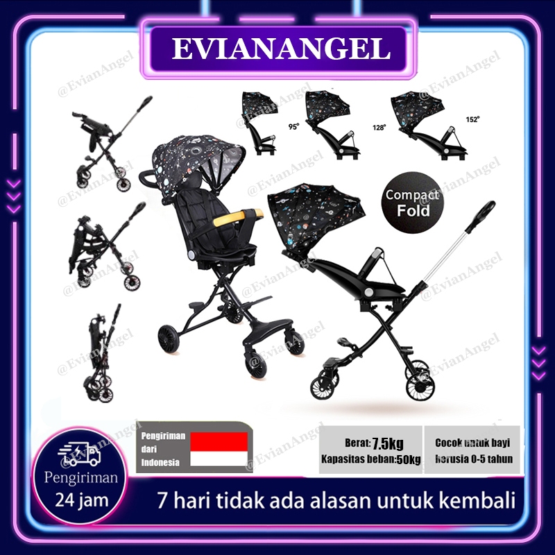 Jual Kereta Dorong Bayi Stroler magic travelling lipat multi functional ...