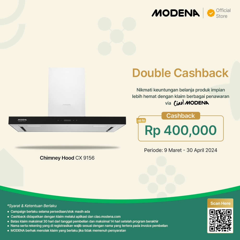 Jual MODENA Chimney Hood - CX 9156 | Shopee Indonesia