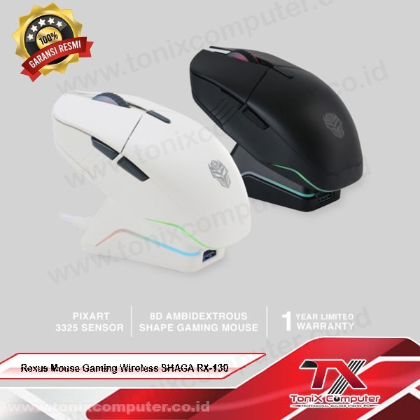 Jual Rexus Mouse Gaming Wireless SHAGA RX-130 | Gaming Mouse | Shopee ...