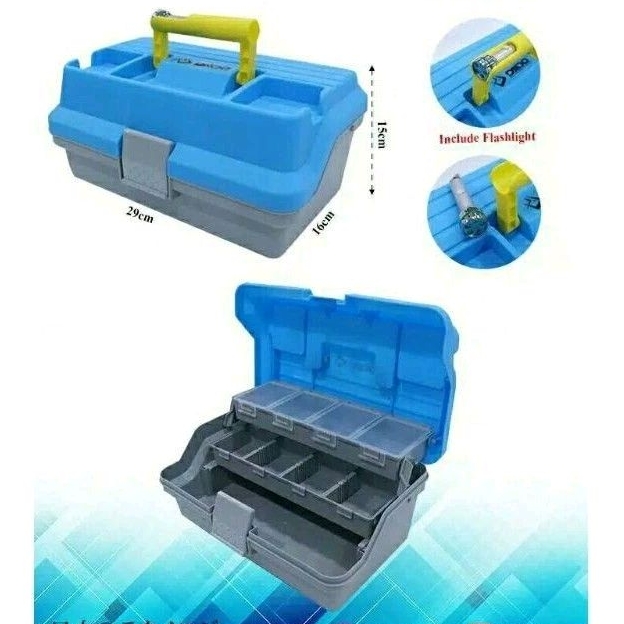 Jual Tackle Box DAIDO ZY 004 Termasuk Senter | Kotak Alat Pancing ...