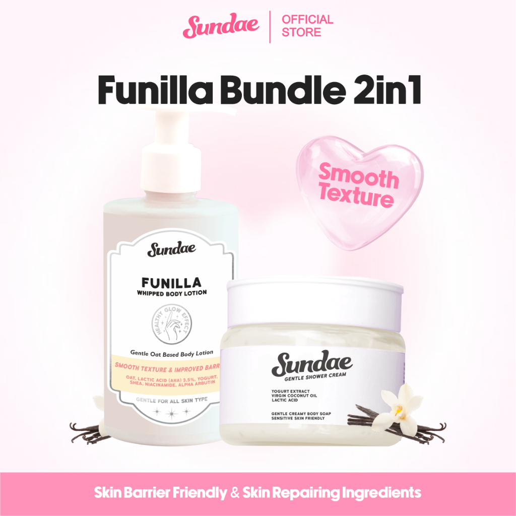 Jual Sundae Bundle - Funilla Whipped Body Lotion & Whipped Shower Cream ...