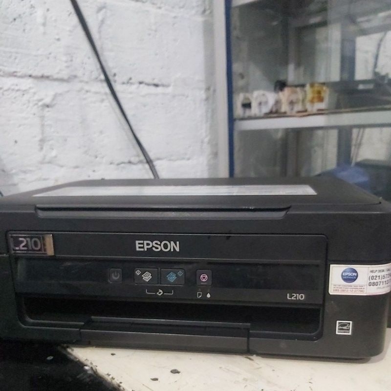 Jual Printer Epson L210 Black Only (Second) Siap Pakai dan Bergaransi | Shopee Indonesia