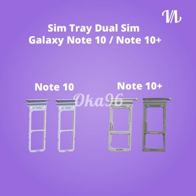 Jual Simtray sim tray Samsung Galaxy Note 10 Note 10+ Note 10 Plus Dual ...