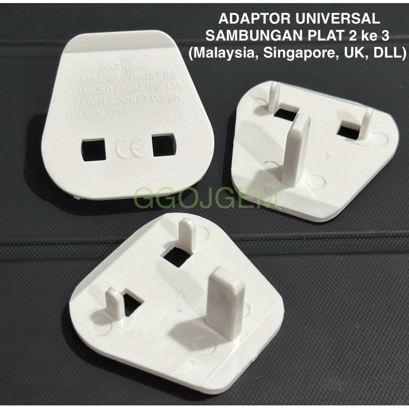 Jual PLAT Sambungan 2 Kaki ke 3 Kaki / VISALUX PLUG KEY TRAVEL ADAPTOR ...
