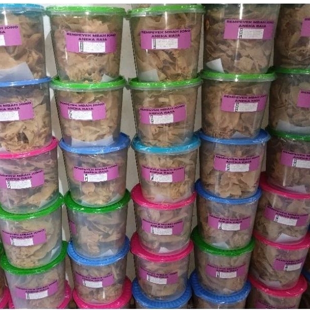 Jual REMPEYEK/PEYEK toples 5L(500g) dan 150g (box mika),dan tanpa ...