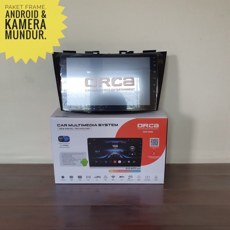 Jual Paket frame, Android & kamera Suzuki Ertiga/Swift 2011-2016 9 inch PNP | Shopee Indonesia