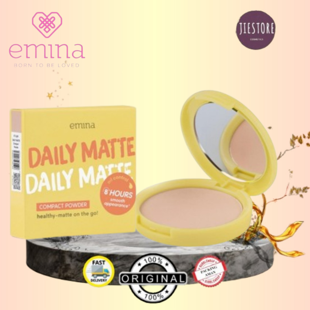 Jual Emina Daily Matte Compact Powder 11 g | Shopee Indonesia