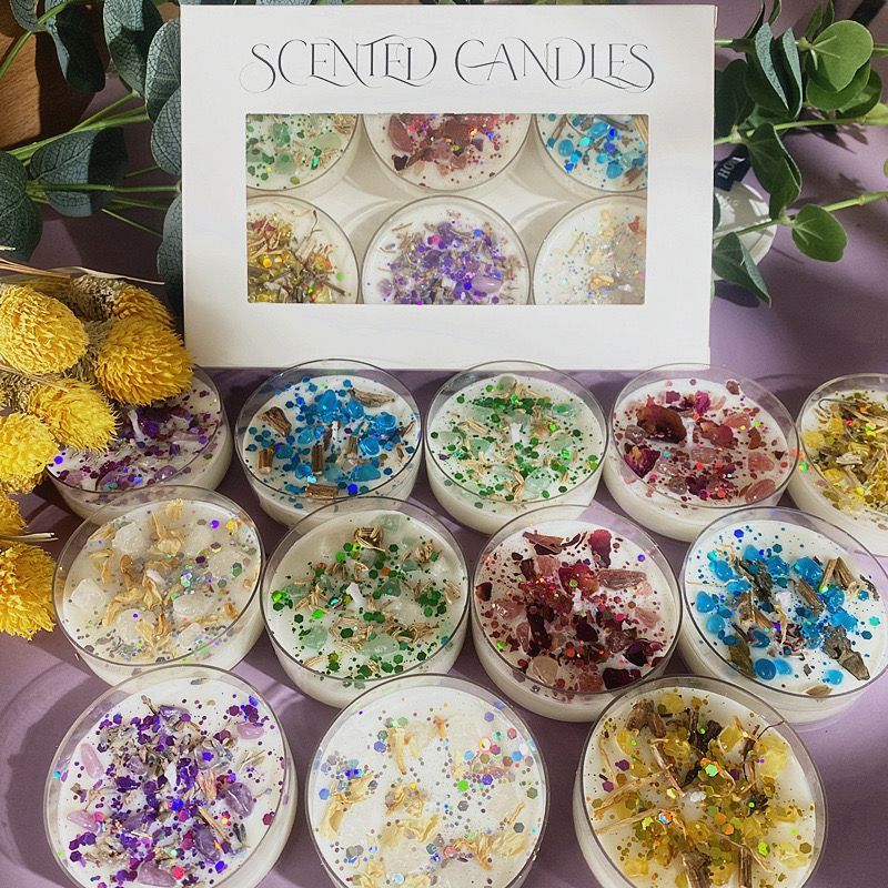 Jual lilin aroma terapi/scent candle/lilin aroma terapi hampers nikahan ...